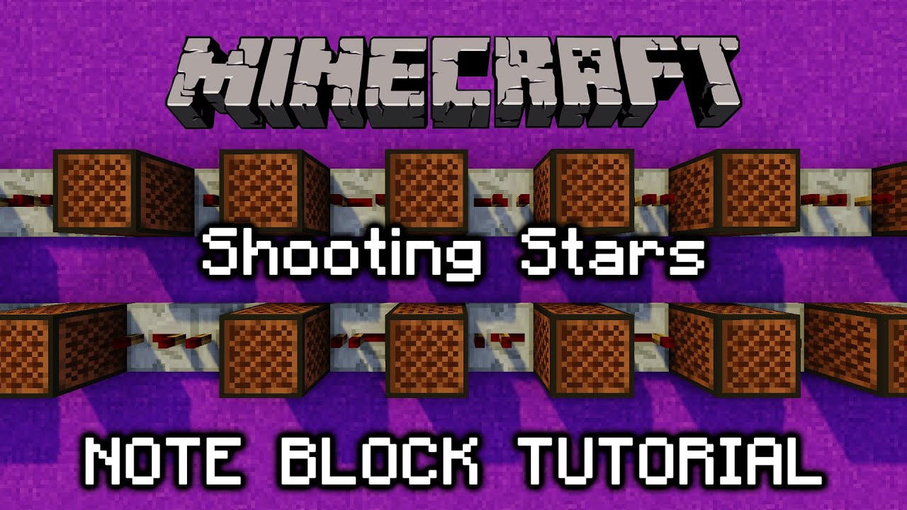Shooting Stars - Minecraft Note Block Tutorial - YouTube