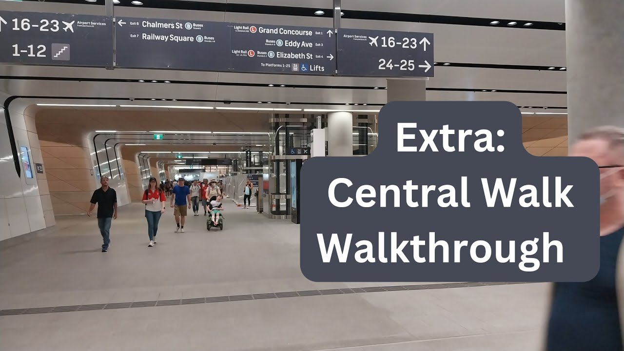 Extra: Central Walk Walkthrough. - YouTube