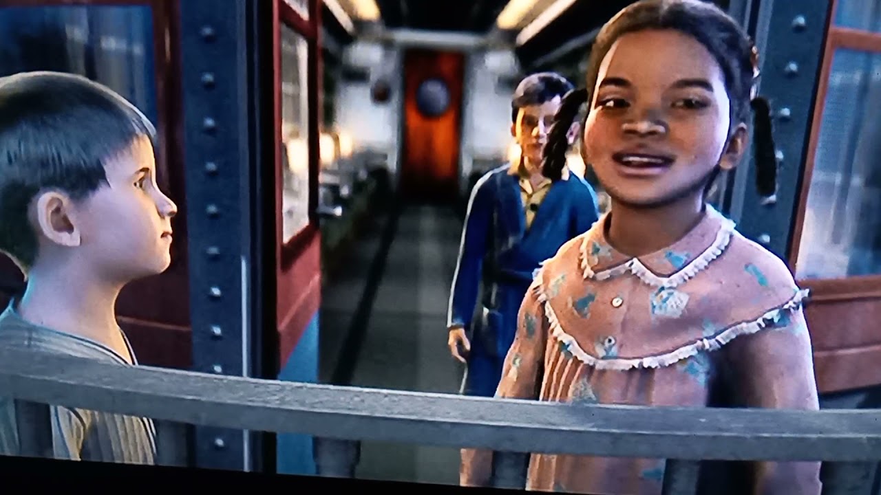 The Polar Express Billy sings with hero girl - YouTube