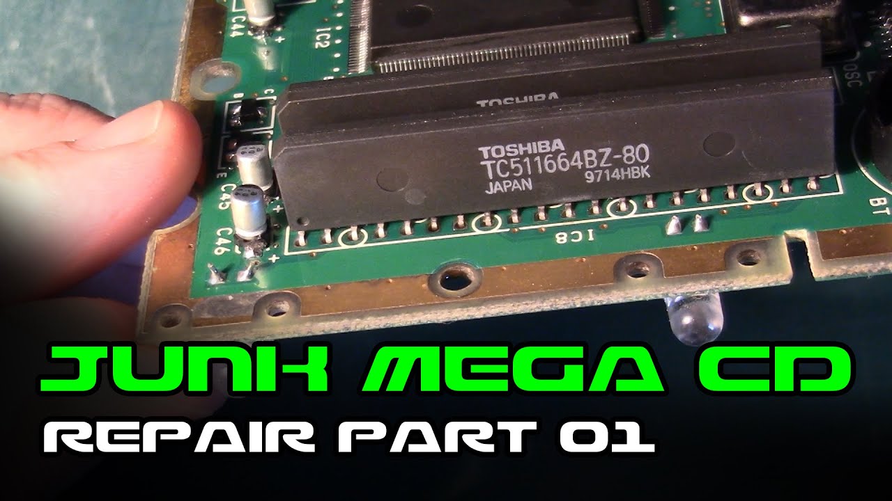 JUNK #SEGA MEGA CD - Model 1 #Repair - Part 01 - YouTube