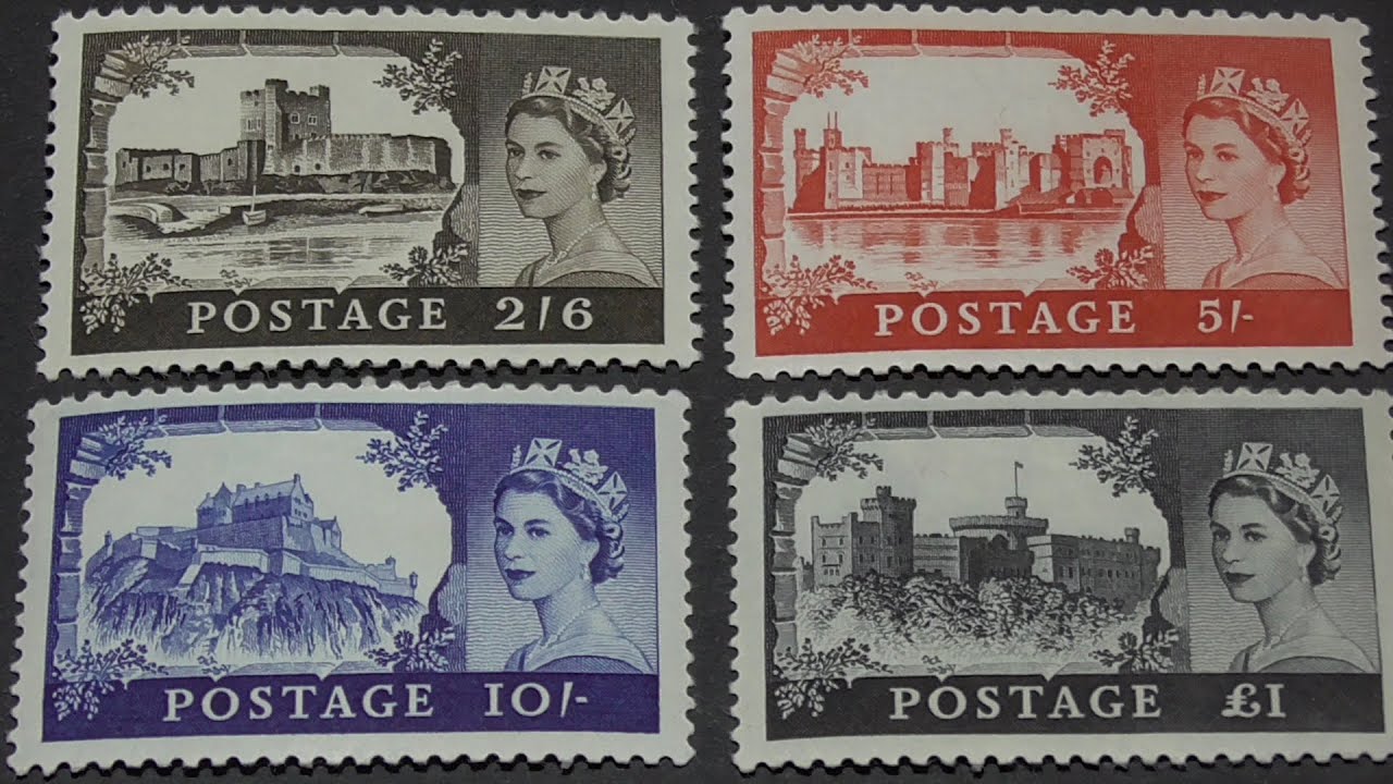The Castle High Value Series Stamps #philately #stamps #philatelic ...