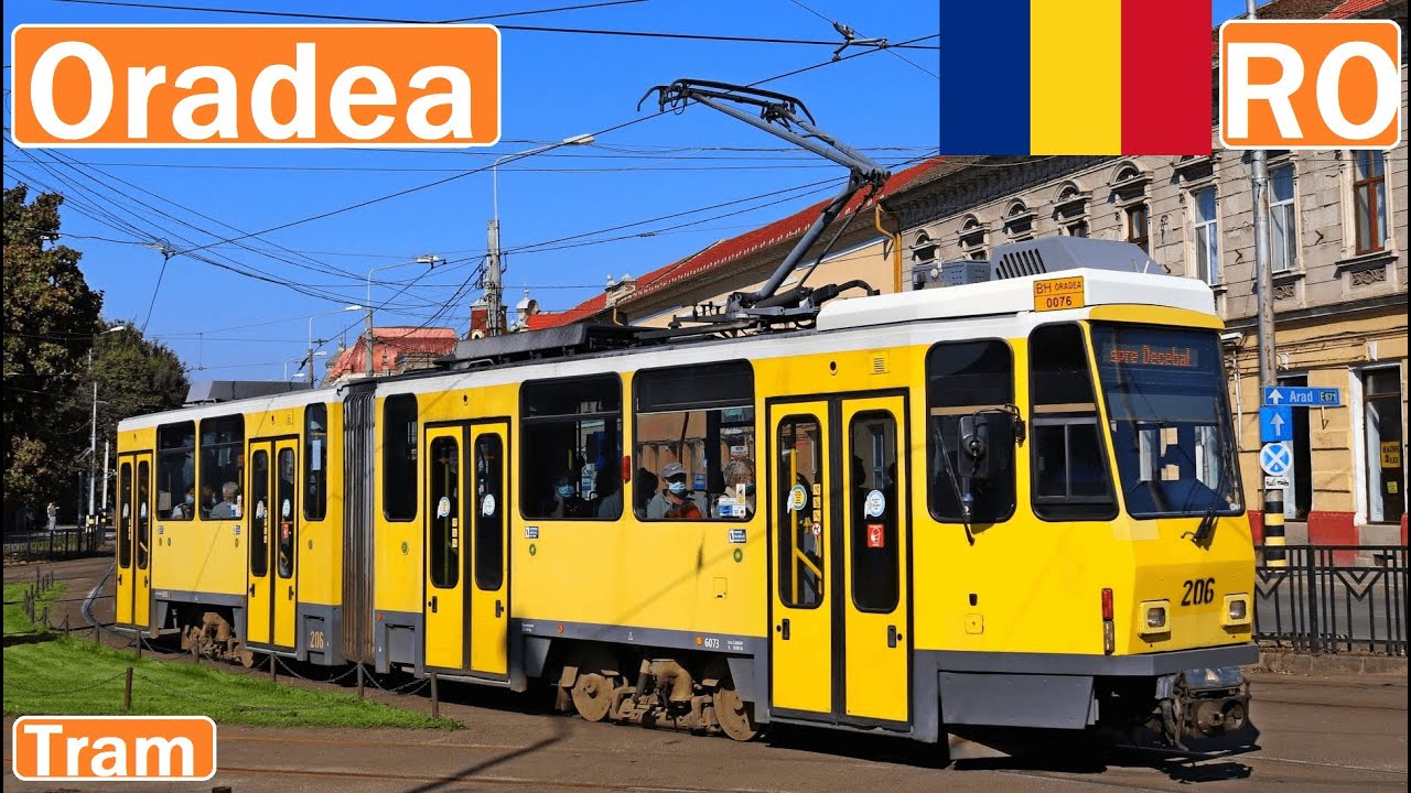 🇷🇴 ORADEA TRAMS / tramvaiul Oradea 2021【4K】 - YouTube