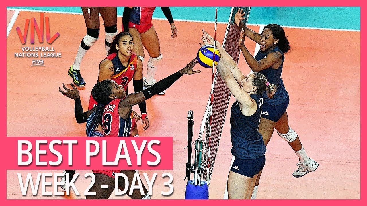 Best Volleyball Plays | Week2 - Day3 | Women's VNL 2019 - YouTube
