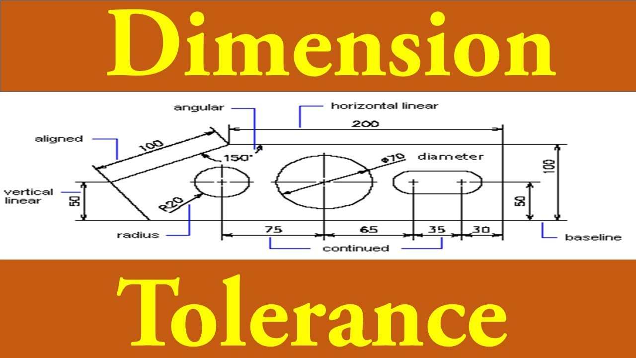Tolerance and Unit Command in AutoCAD - YouTube