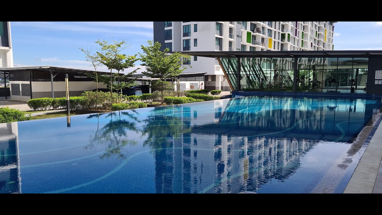 Walk Through of Jazz Suites Apartment Pool, Playground above Vivacity ...