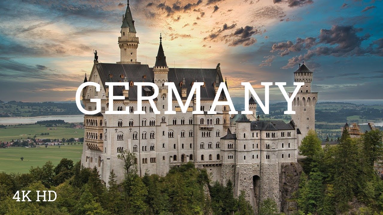 Flying Over Germany 4K UHD - Beautiful Nature Videos and Relaxing Music ...