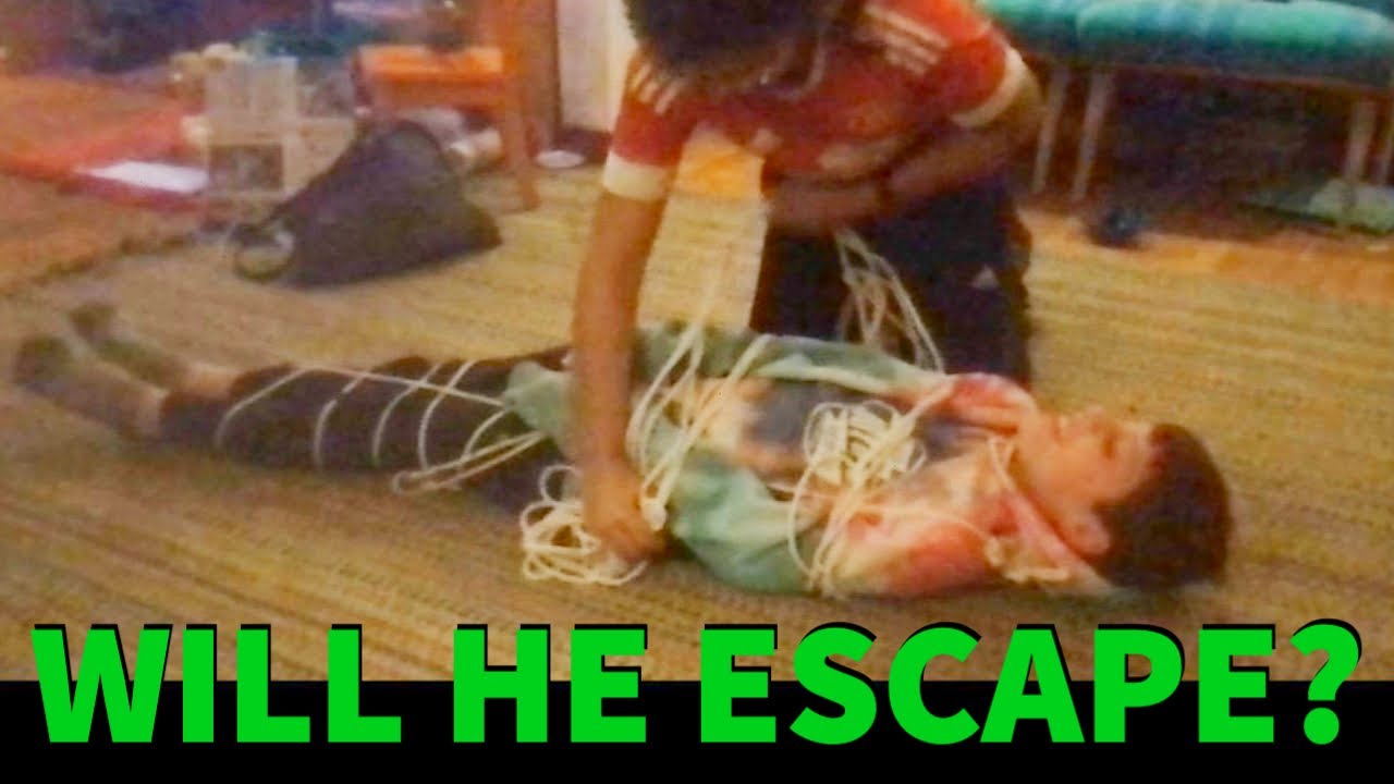I TIED MY FRIEND UP WITH 100 ROPES - YouTube