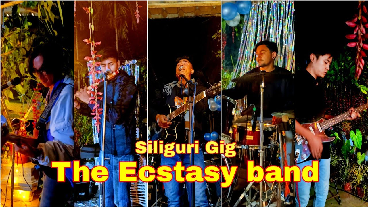 Gig vlog / The Ecstasy Band / We played until 1: 00 am / #siliguri # ...
