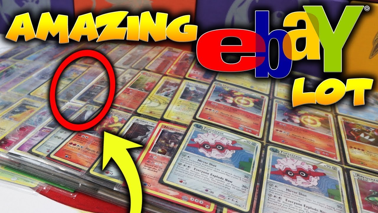 AMAZING eBay HOLO Pokemon Card Lot! Hidden Secret Rare! - YouTube