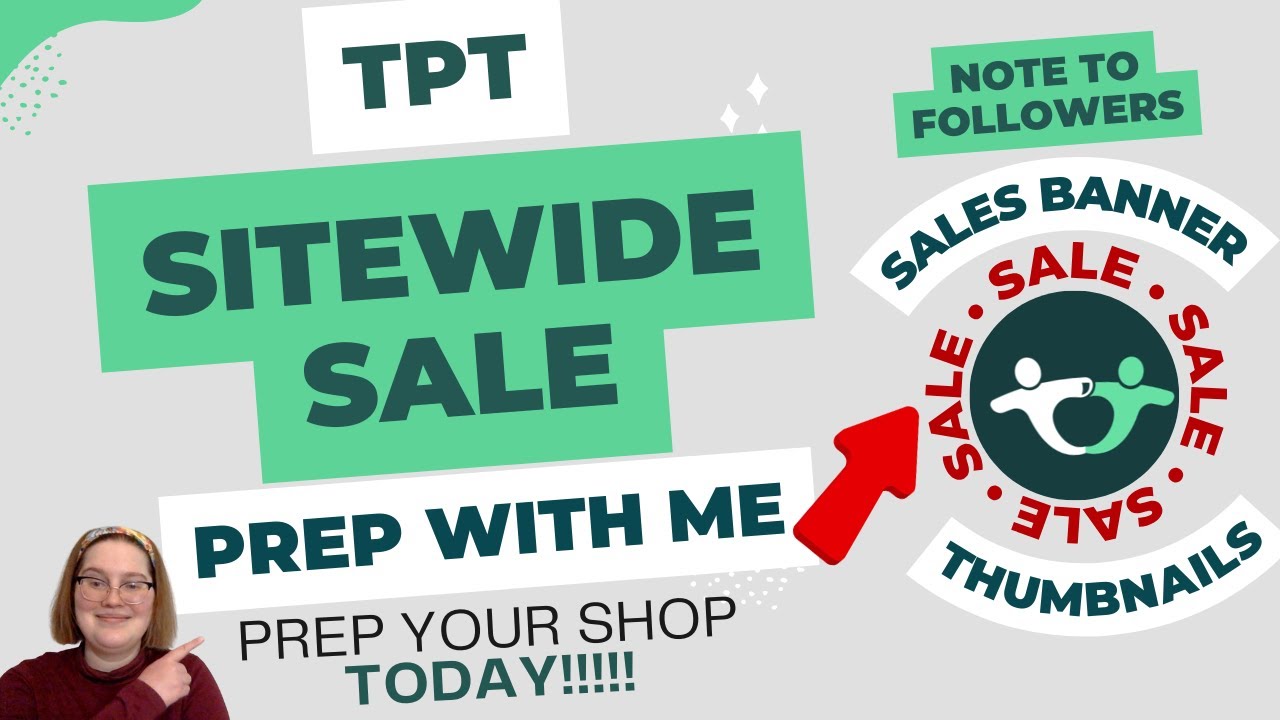TPT Sitewide Sale: Prep With Me - YouTube