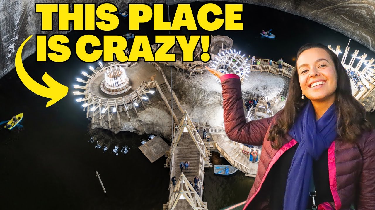 UNDERGROUND THEME PARK IN ABANDONED MINE!! | Turda Salt Mine | Salina ...