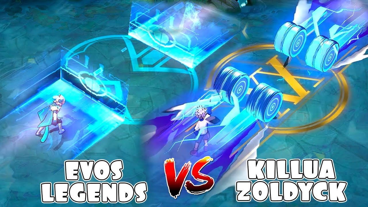 Harith Killua Zoldyck HxH VS EVOS Legends Skin Comparison - YouTube