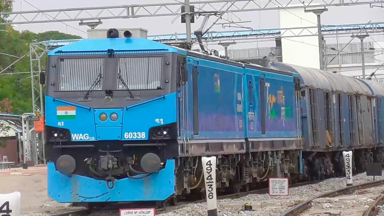 POWERFUL Loco BRILLIANT Acceleration | India’s MOST Powerful Loco WAG ...