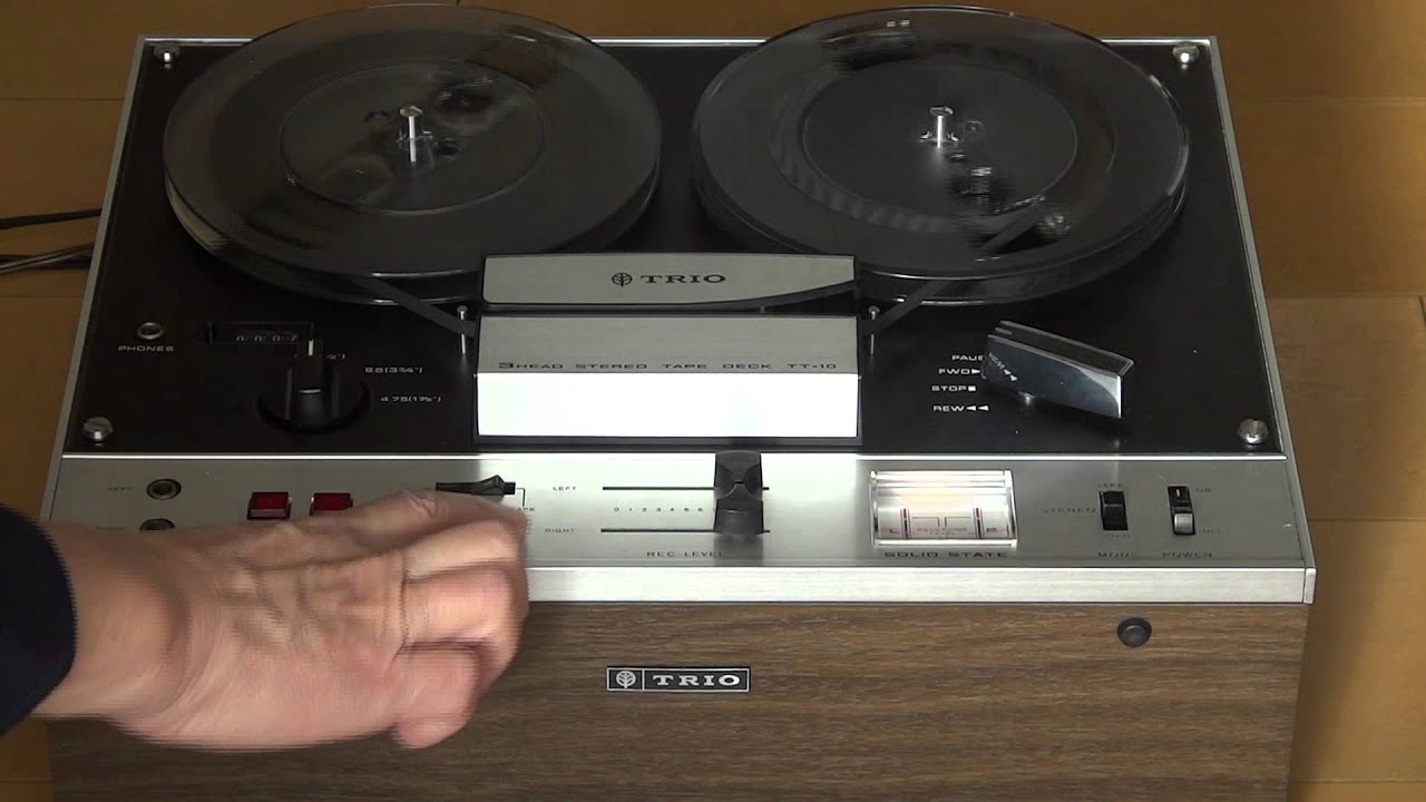Old But Cool Vintage Audio / TRIO Reel To Reel TT-10 - YouTube