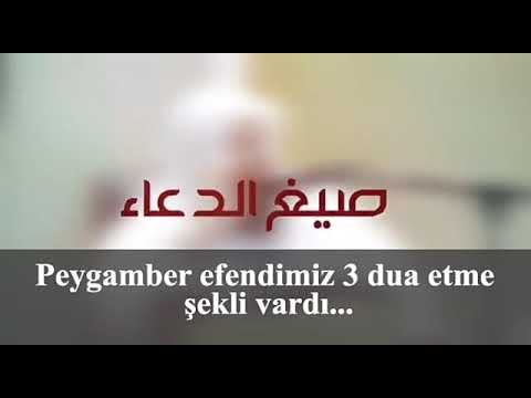 Efendimizin dua şekli