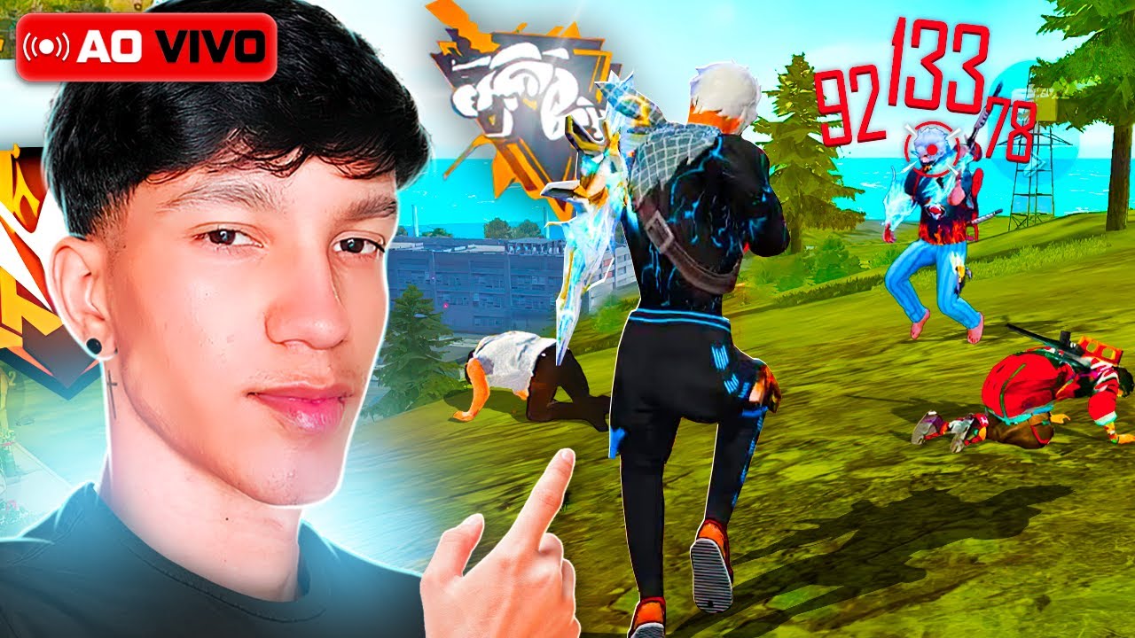 🔴 PEGANDO 999 ESTRELAS COM O CHAT 🔴 NOVA TEMPORADA 😱🔥 FREE FIRE - AO VIVO 💙 WL FF 💙 - YouTube