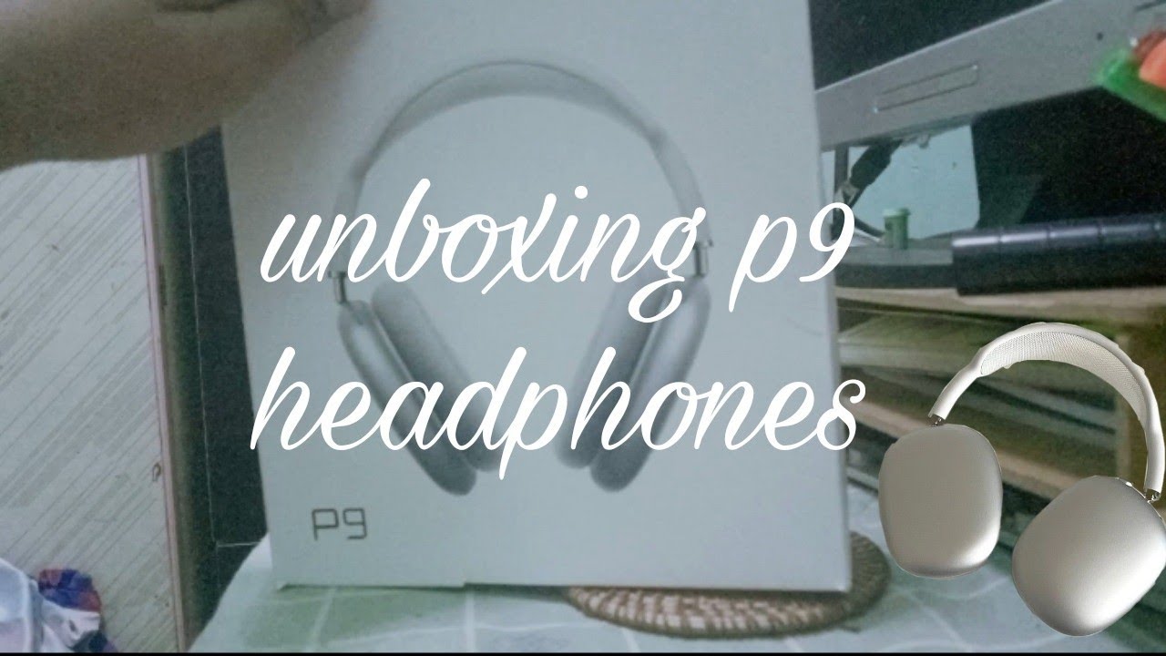 unboxing p9 headphones - YouTube