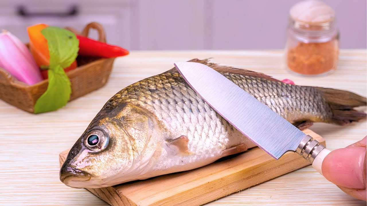 Miniature Fried Fish Cooking So Yummy | 1000+ Best Miniature Cooking ...