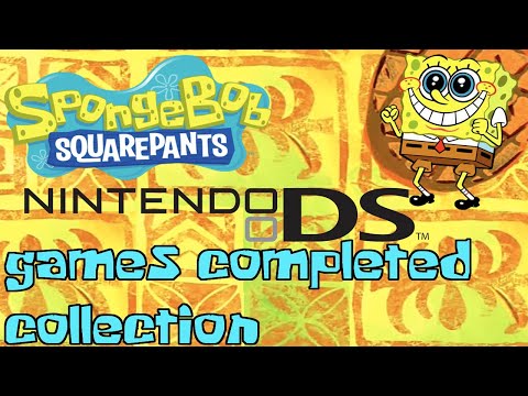 My Completed SpongeBob Nintendo DS Games Collection - YouTube