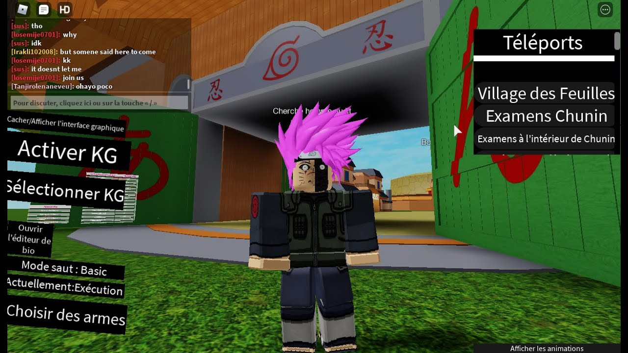 JE TESTE DES JEU ANIME SUR ROBLOX ( ABA , NARUTO SHINOBI B ) - YouTube