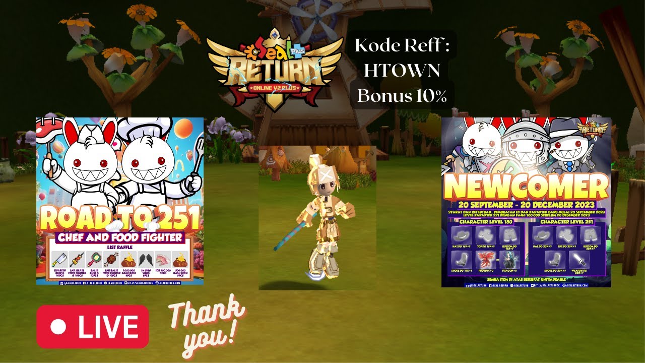 🔴[ LIVE ] Bikin Job COOK di Seal Return | Seal Online Return V2 # ...