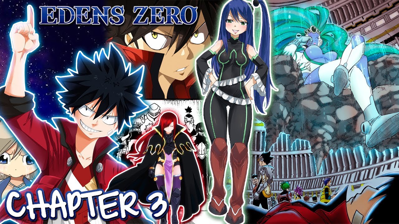 Edens Zero Full Manga Chapter 3 [60FPS 720p] | Adventurers (Motion ...
