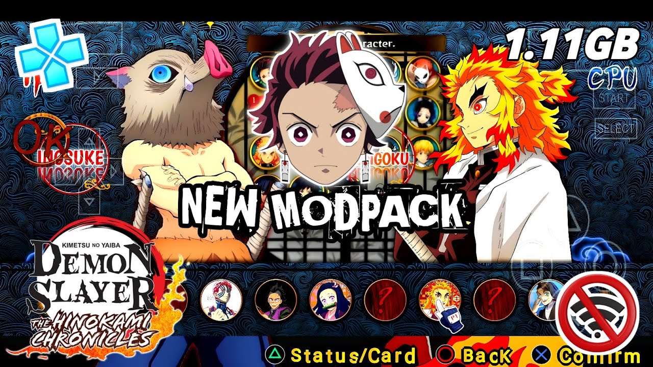 Demon Slayer Hinokami Chronicles v1.7 PpsSpp ISO + New Characters Pack ...