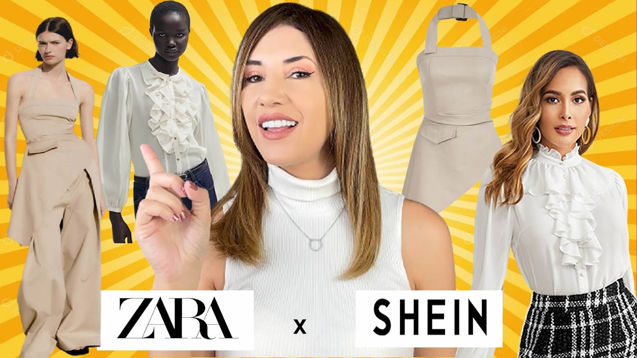 SHEIN x ZARA| Roupas da ZARA na SHEIN pela METADE do PREÇO! EPISÓDIO 53 ...