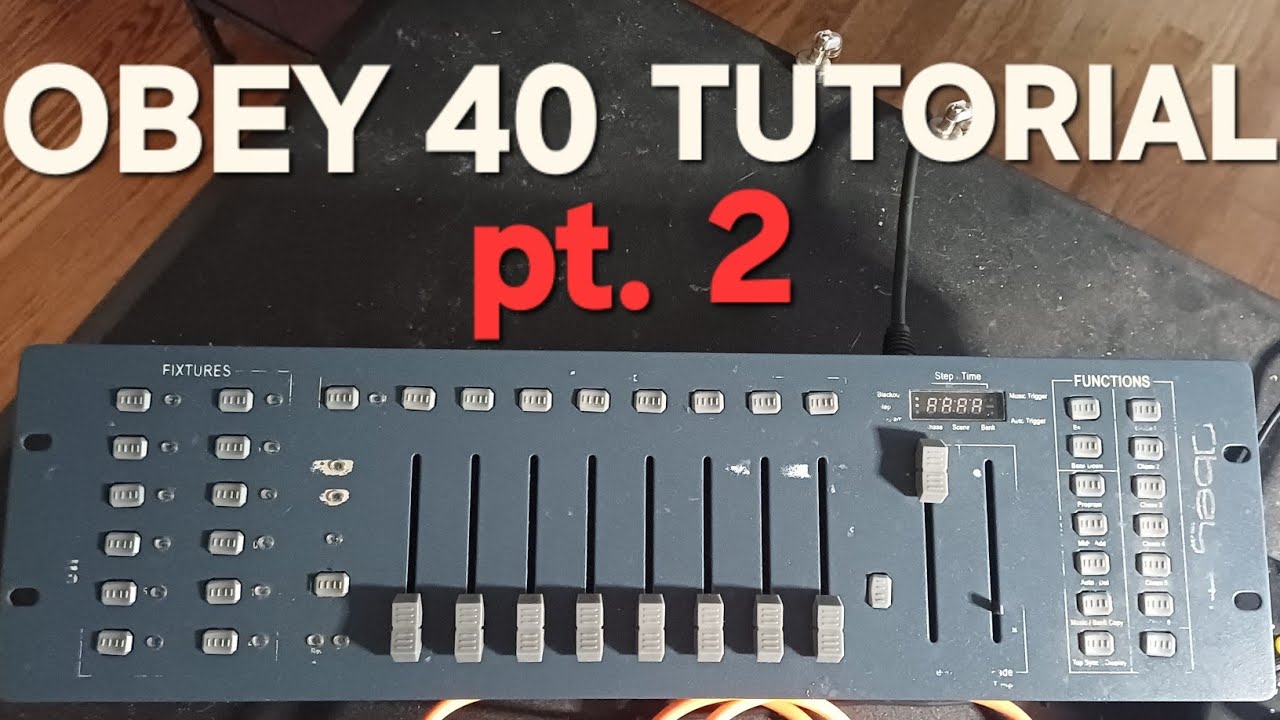 Obey 40 Tutorial Pt. 2 | Advanced Scenes - YouTube