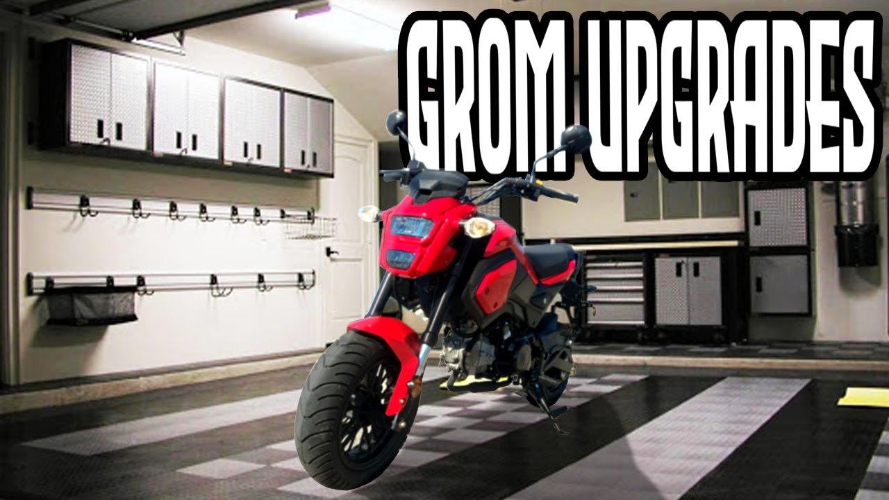 Honda Grom Clone Upgrades!! | Sprocket, Chain, Handlebars, and Brake ...