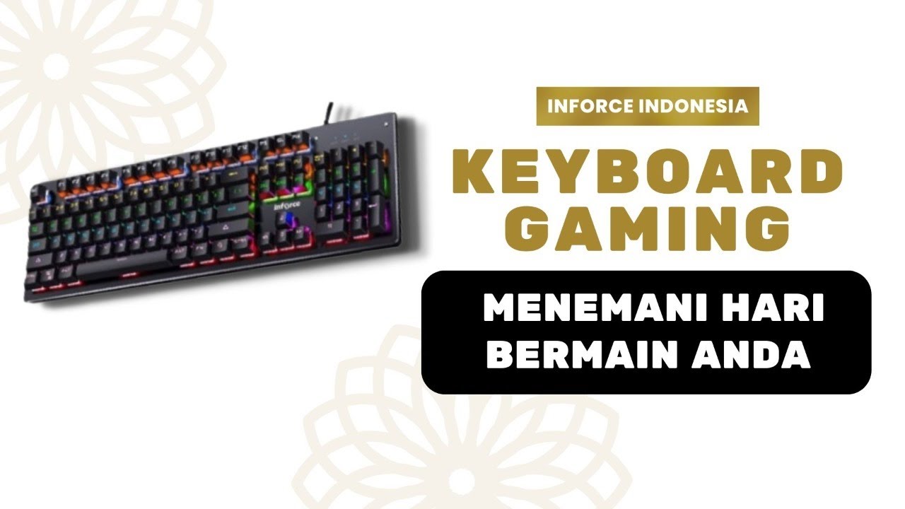 KEYBOARD GAMING INFORCE 1035 - YouTube