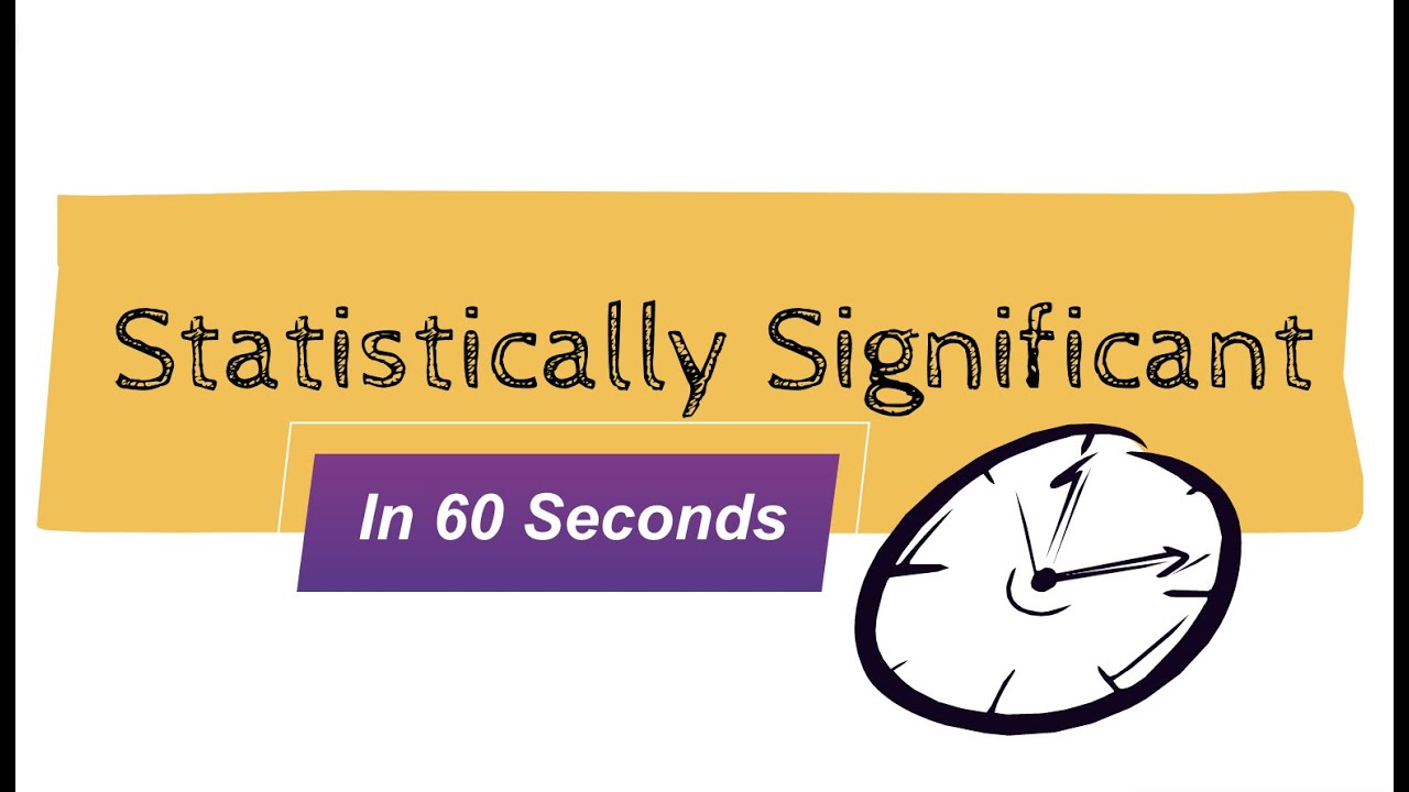 Statistically Significant Results Explained in 60 Seconds - YouTube