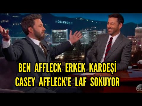 BEN AFFLECK KARDEŞİ CASEY AFFLECK'E LAF SOKUYOR | TÜRKÇE ALTYAZILI
