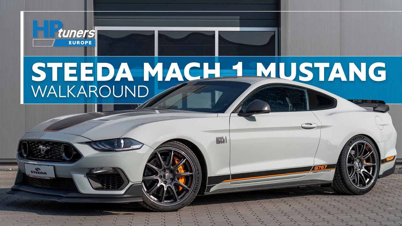 Steeda Mach 1 Mustang Walkaround with HP Tuners Europe - YouTube