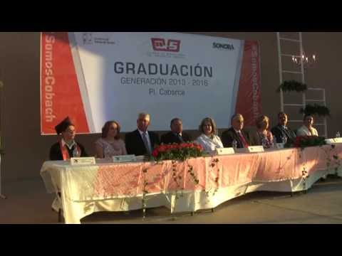 GRADUACIÓN COBACH CABORCA GENERACIÓN 2013 - 2016 - YouTube