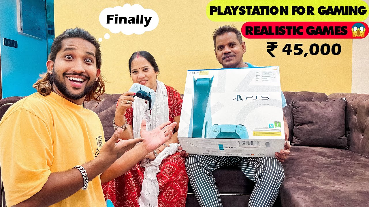 Unboxing & Playing Ps5 For The First Time With Family | Crazy ...