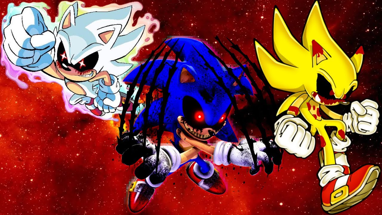 SUPER & HYPER Sonic.exe's Unbelievable Power! Sonic Mugen - YouTube