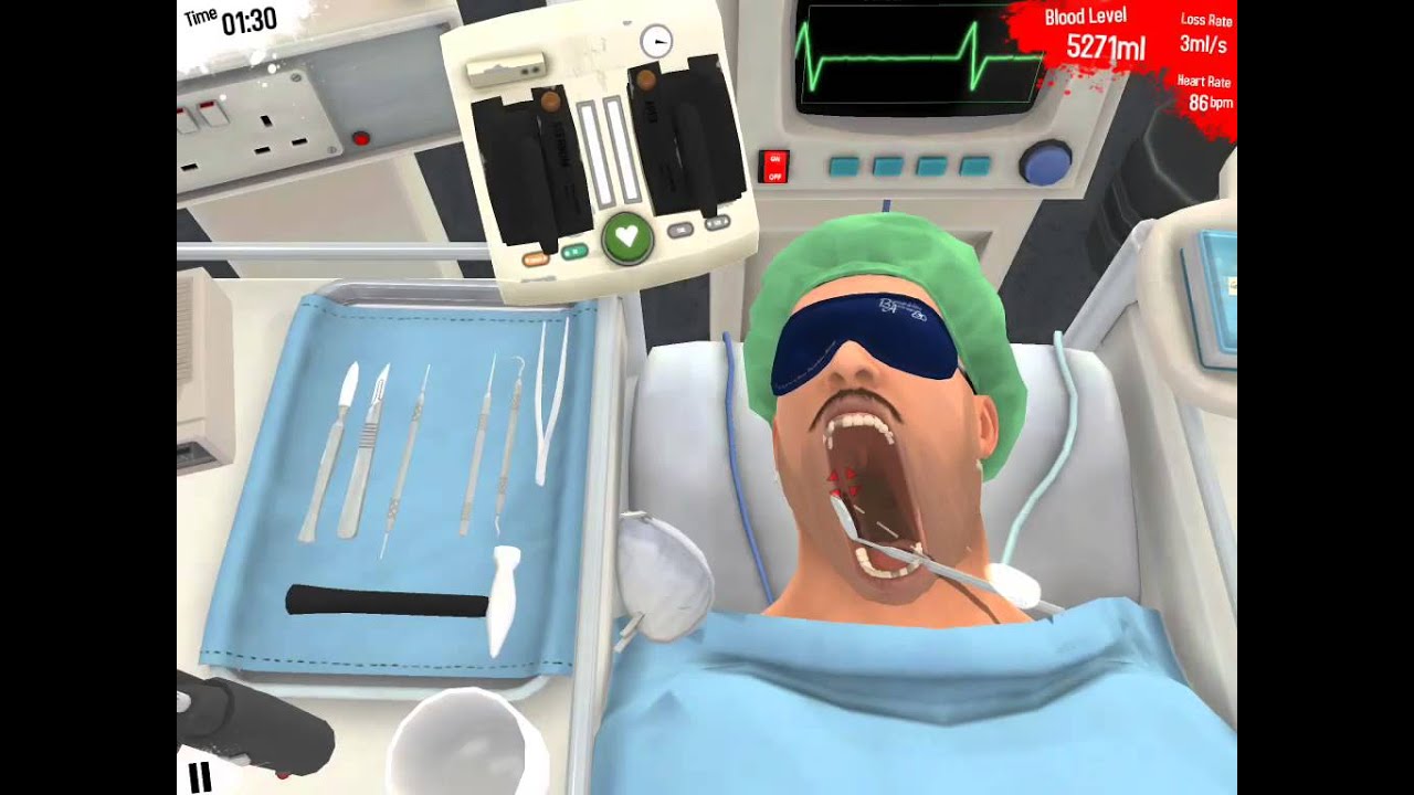 [Surgeon Simulator Touch] Teeth Transplant Fail - YouTube
