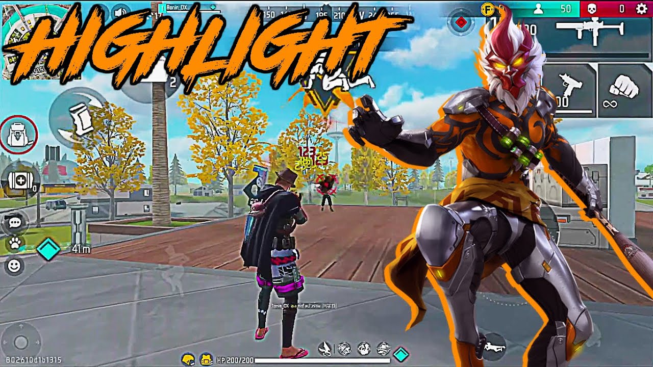 FREE FIRE : อัดตัวระยะประชิด นักแข่งหมวกกันน็อค - YouTube