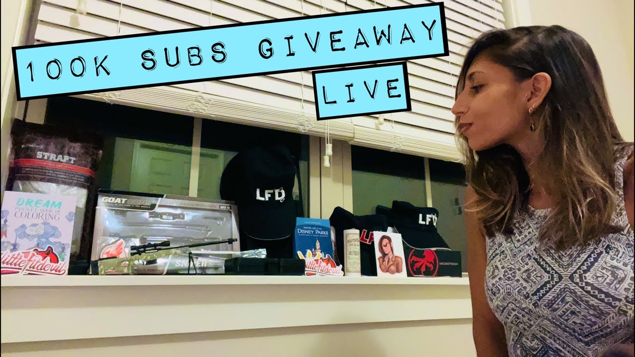 100K Subs Giveaway and Live Chat - YouTube