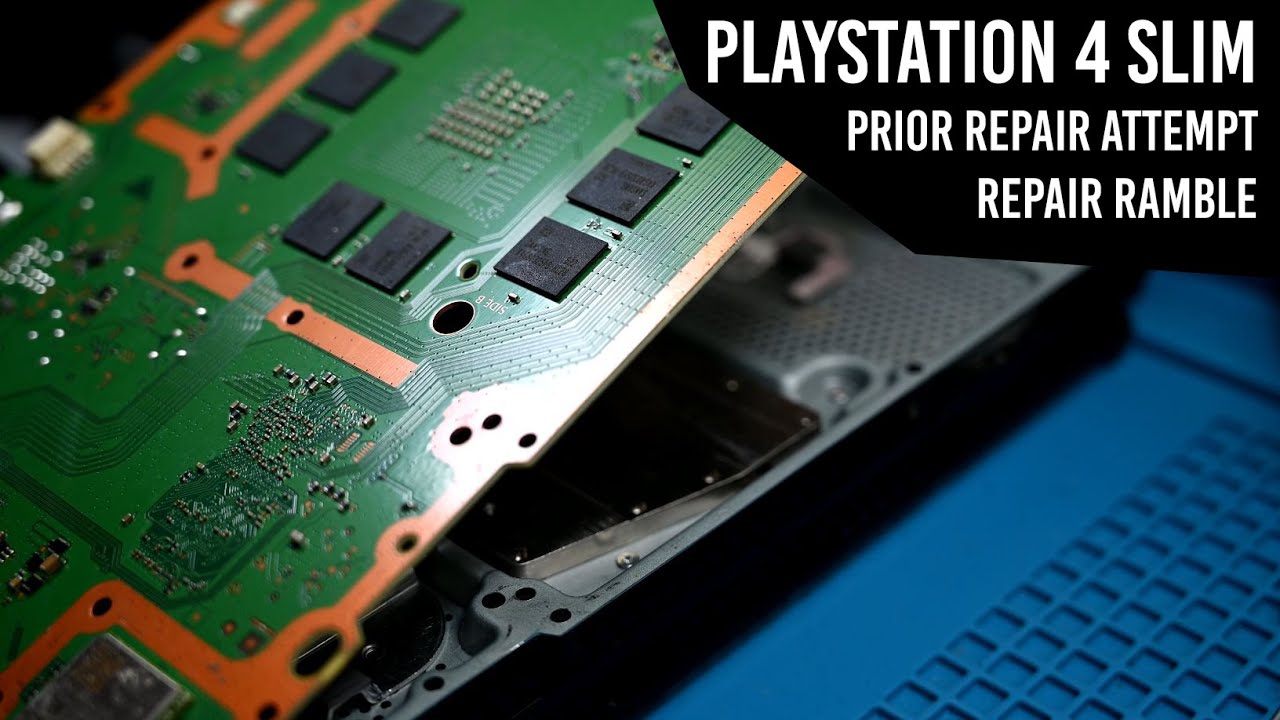 PS4 Slim Prior Repair Attempt | Cleaning another mess | A Repair Ramble ...