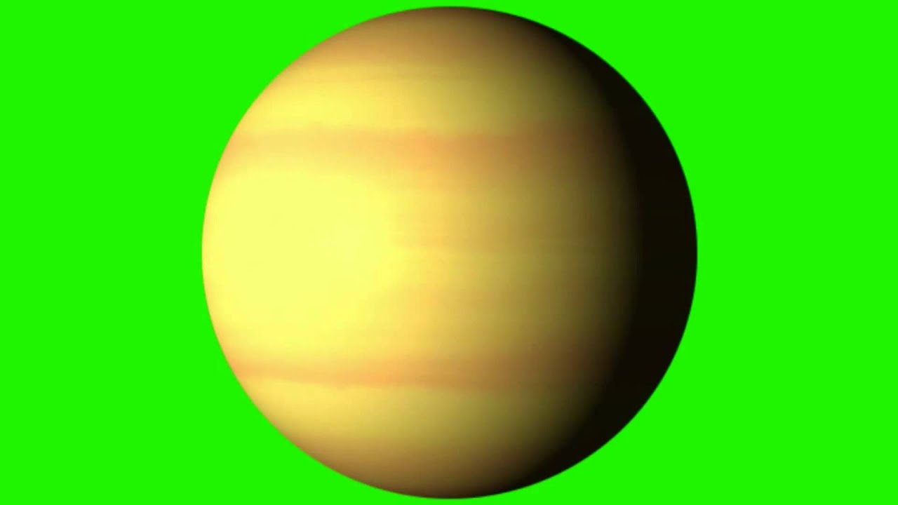 Saturn Rotate - Green Screen Animation - Free Footage - YouTube