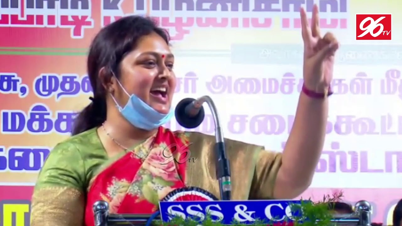 நடிகை விந்தியா அதிரடி பேச்சு | Actress Vindhya Latest Ultimate Speech ...