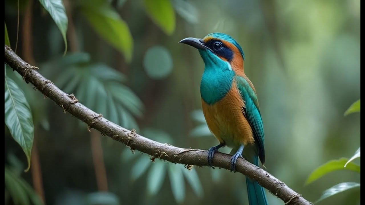 Beautiful Color Birds, Relaxing Bird Sounds in the Jungle, Nature ...