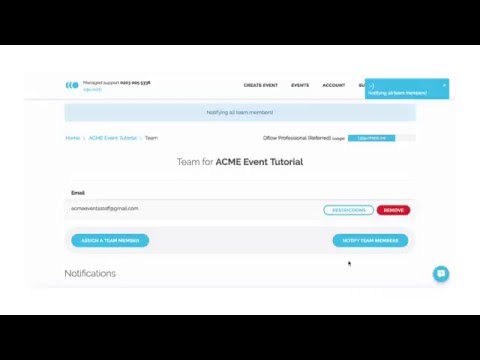 Create / manage your check-in team - YouTube