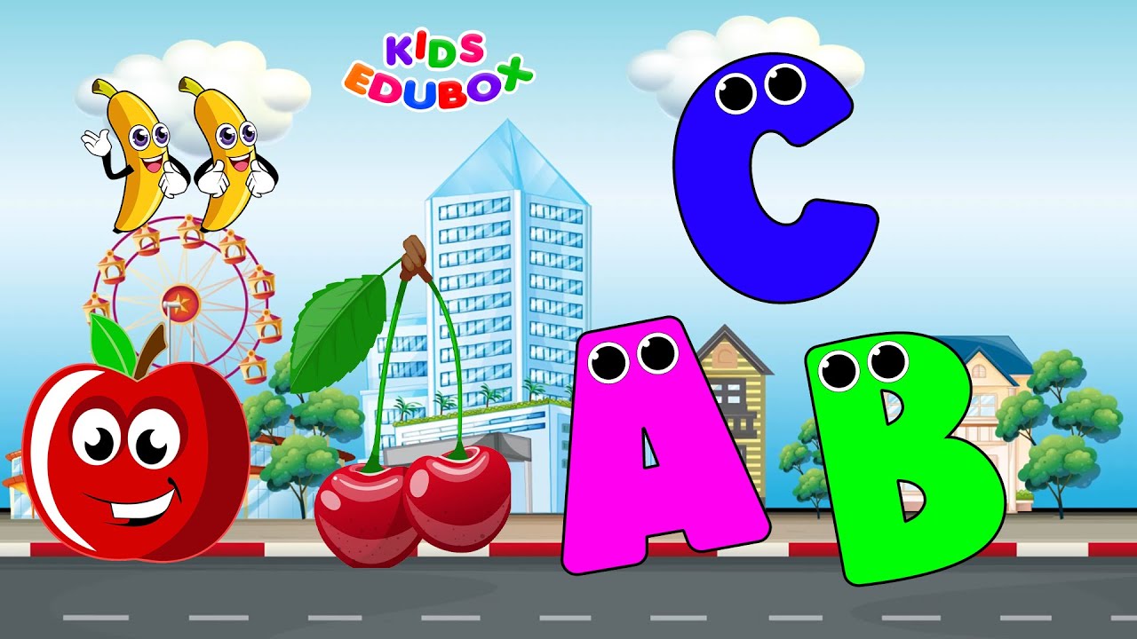ABC Fruits Learning For Kids | English Alphabet | A to Z Alphabet ...