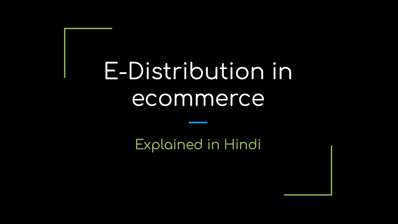 e distribution in ecommerce - YouTube