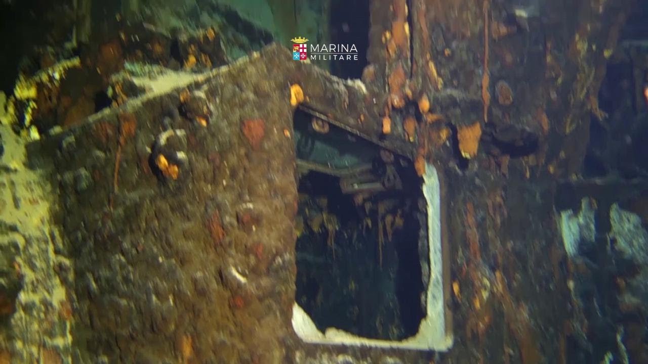 Marina Militare, le immagini inedite del relitto della Corazzata Roma ...