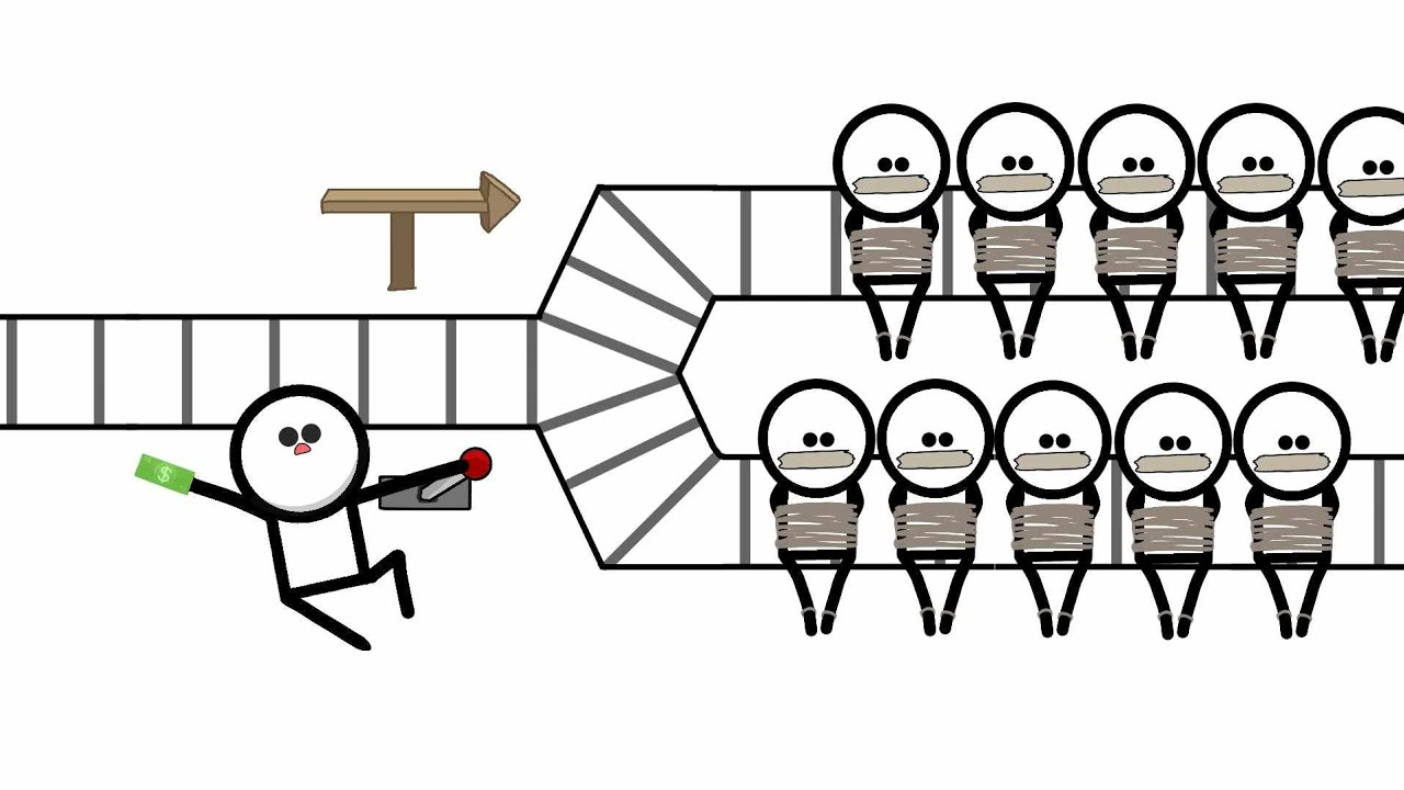 If you pull the lever 5 people would Die! 😳 ( Animation Meme ) Orig ...