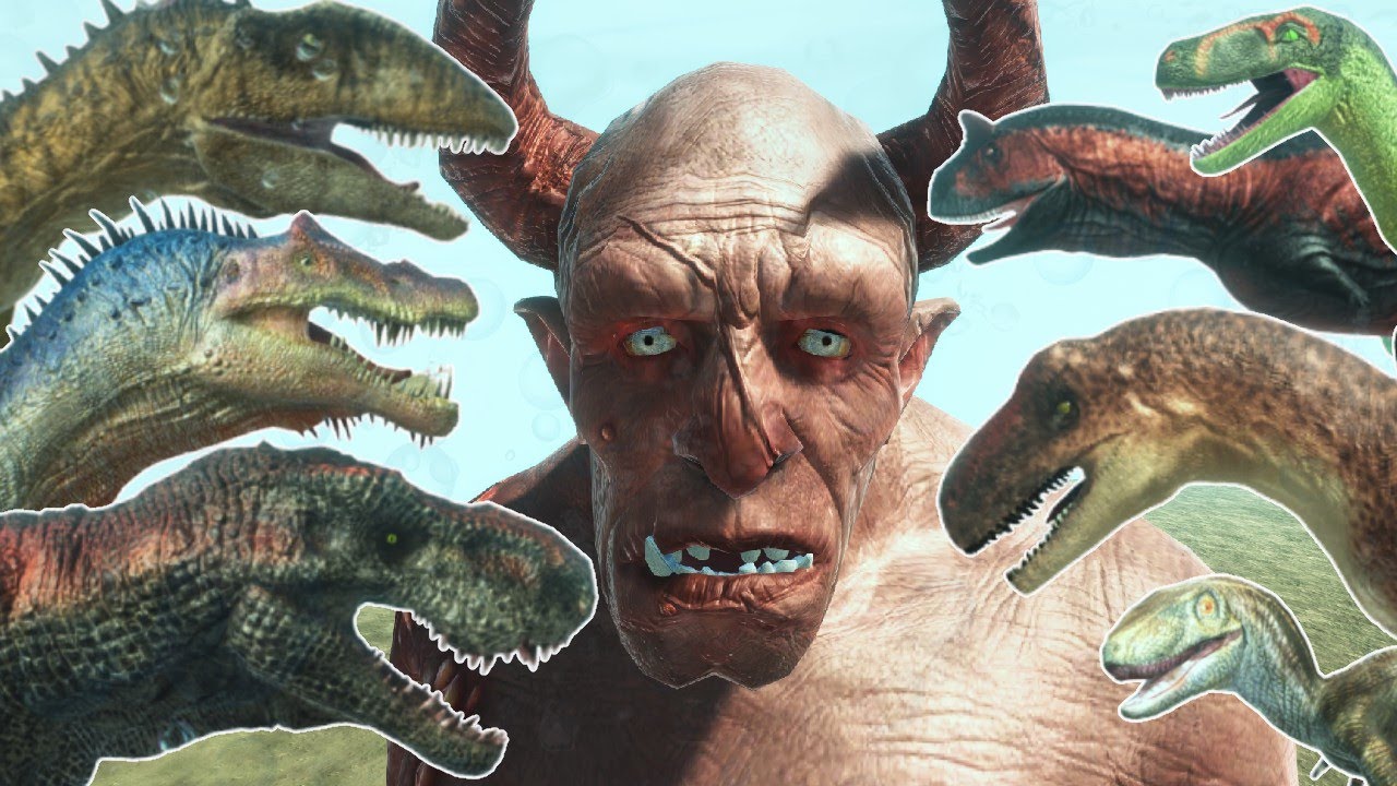 Ogre lord VS ALL DINOSAURS - ANIMAL REVOLT BATTLE SIMULATOR - YouTube